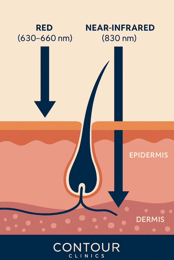 LED Light Therapy For Hair Loss | Contour Clinics